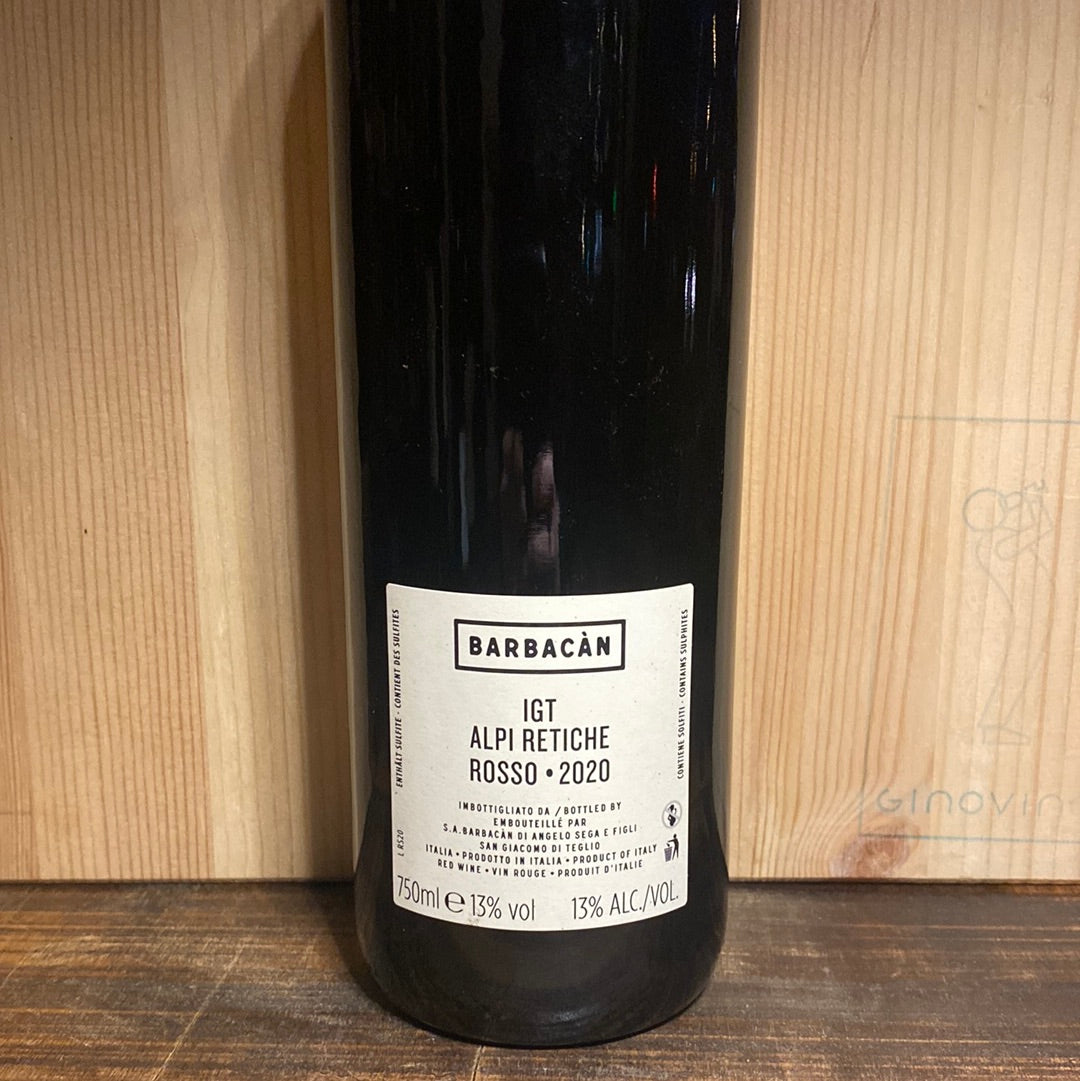 Barbacàn - Rosso 2020 – ginovinopadova